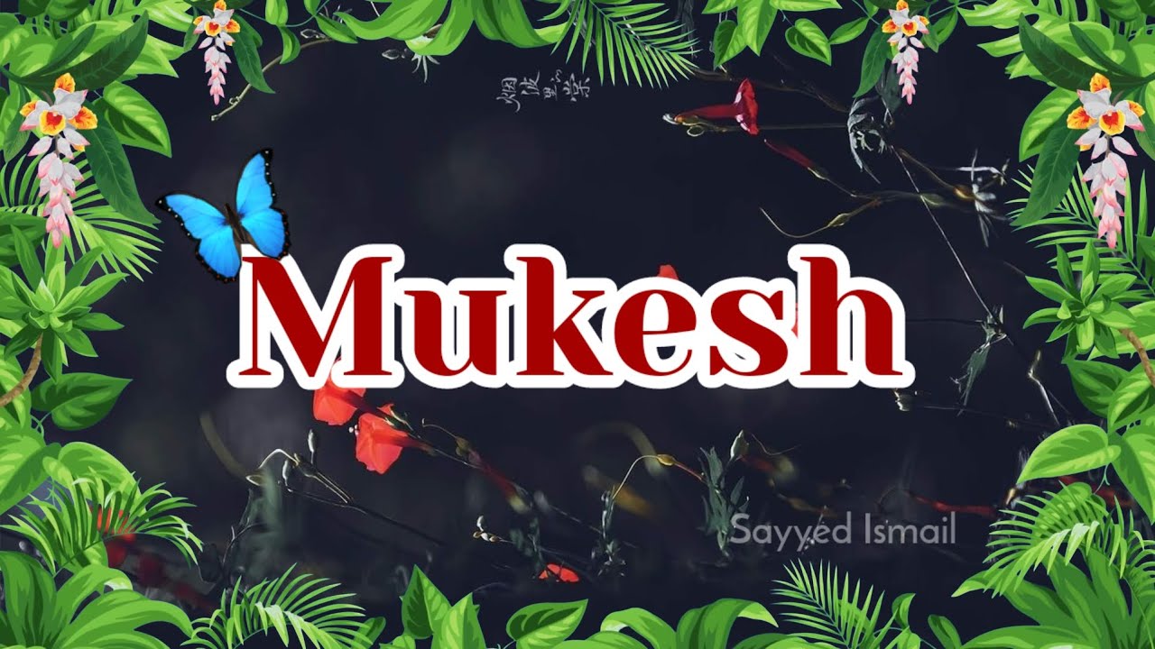 Mr Mukesh Please Pickup The Phone | Mukesh Name Ringtone | Mukesh ...