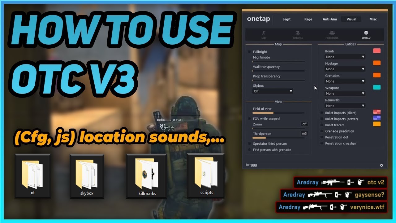 Jak pobrać niewykrywalne cheaty do CS:GO! Otc3 +Darmowe konfiguracje ...