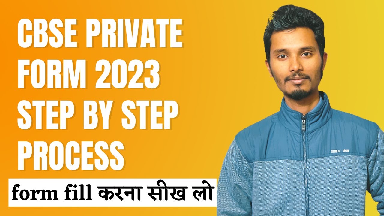 CBSE Private, Improvement, Compartment Form 2023 | How to Apply - YouTube