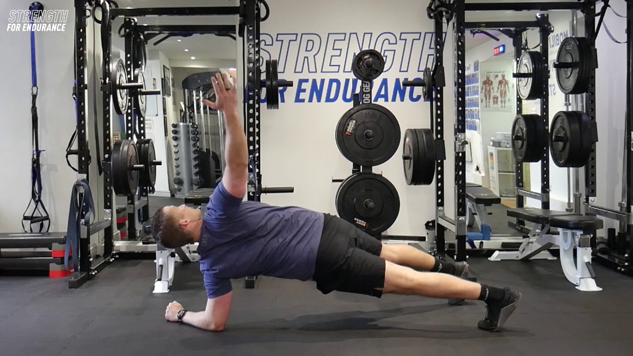 Plank to Side Reach - YouTube