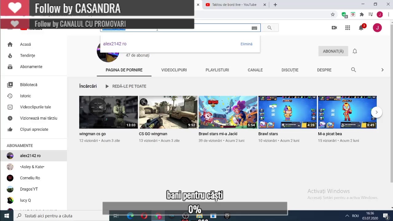 Live cu promovari gratis si reciproc ! - YouTube