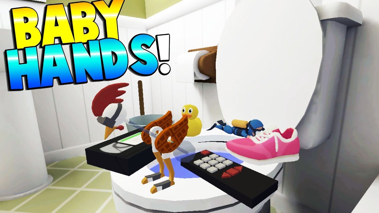 BABY USES TOYS TO EXPLORE HOUSE! - Baby Hands VR Gameplay - YouTube