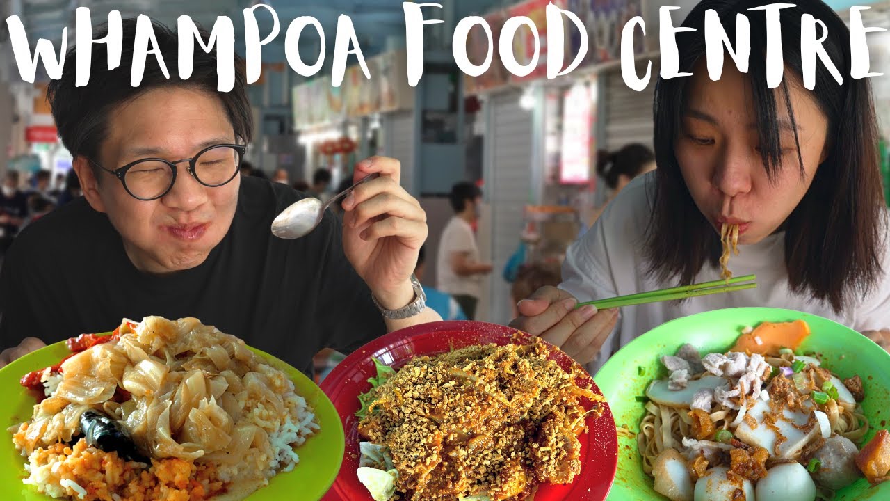 Foods To TRY at Whampoa Food Centre, Bak Chor Mee, Sweet Curry Rice ...