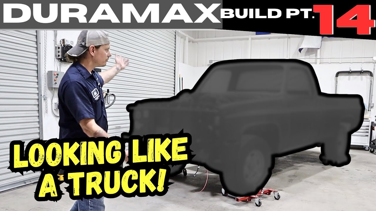 Duramax Build Part 14: Putting the Cab Back onto the Frame - YouTube