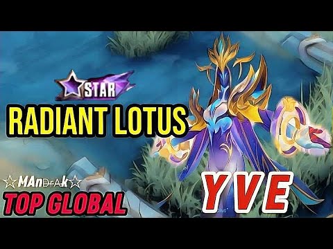 Gameplay Yve Exclusive Painted Starlight Skin "RADIANT LOTUS" [ Top ...