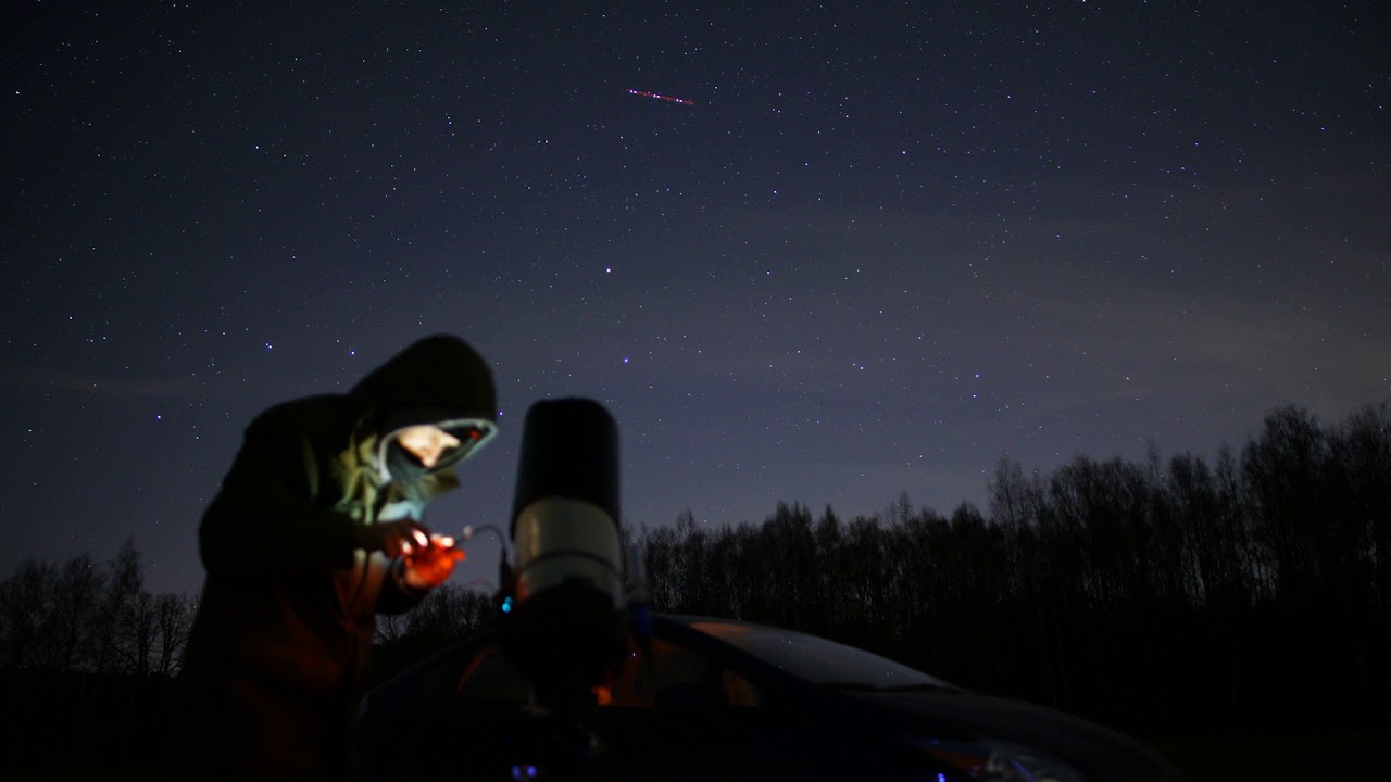 Full Astrophotography Set Up (TimeLapse 30 Sec from real 30min) - YouTube