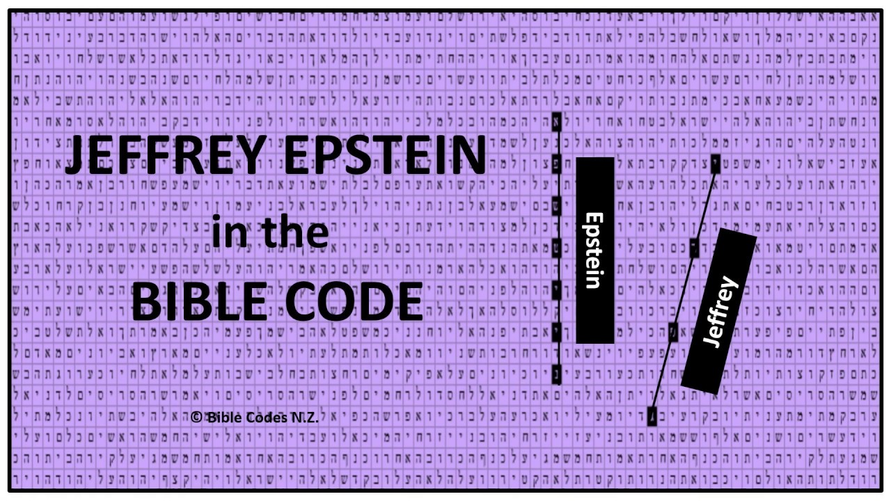 JEFFREY EPSTEIN in the BIBLE CODE - YouTube