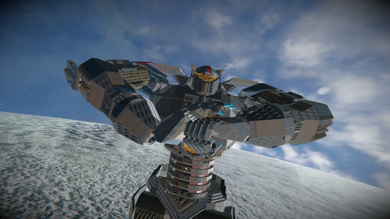 Space Engineers Jaeger on the series x improving with new blocks - YouTube