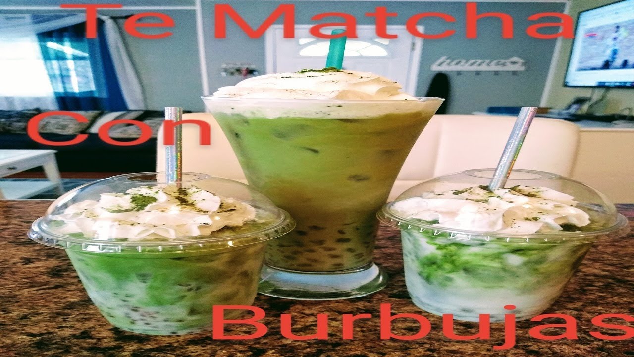 Como Preparar El Te Matcha Con Burbujas De Tapioca (Iced Bubble Matcha ...