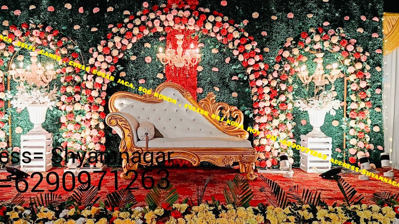 #decoration biye barite fuller get sajano - YouTube