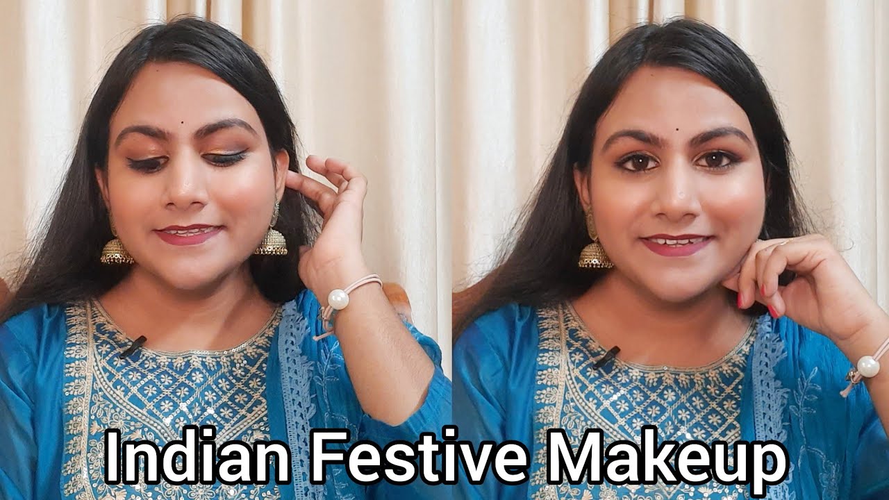 Indian Festive Glamorous Makeup Look | प्रत्येक सणा ला सुंदर ...