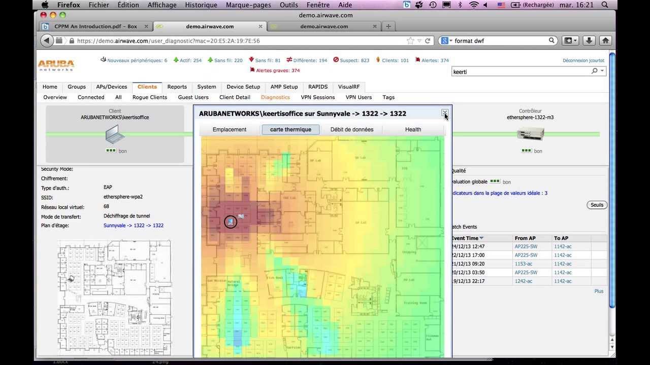 DEMO AIRWAVE Chap3 VisualRF - YouTube