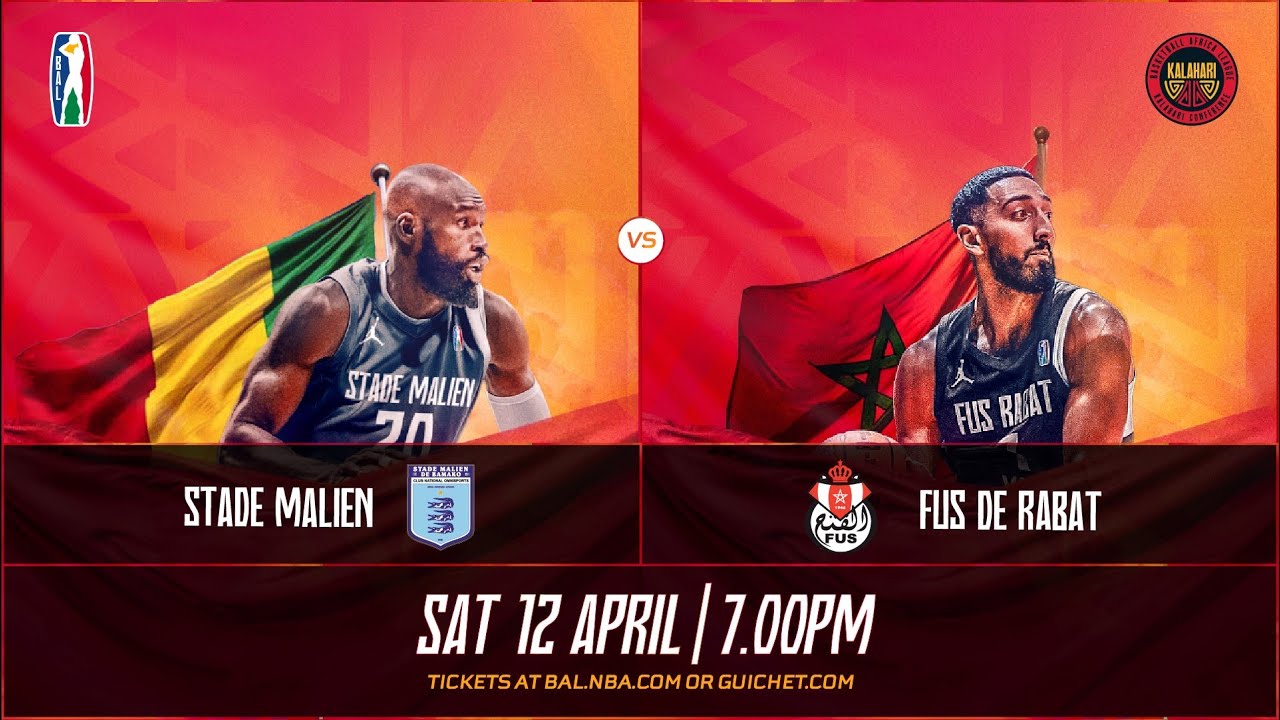 FUS Rabat (Morocco) v Stade Malien (Mali) - Live Game - #BAL5 ...