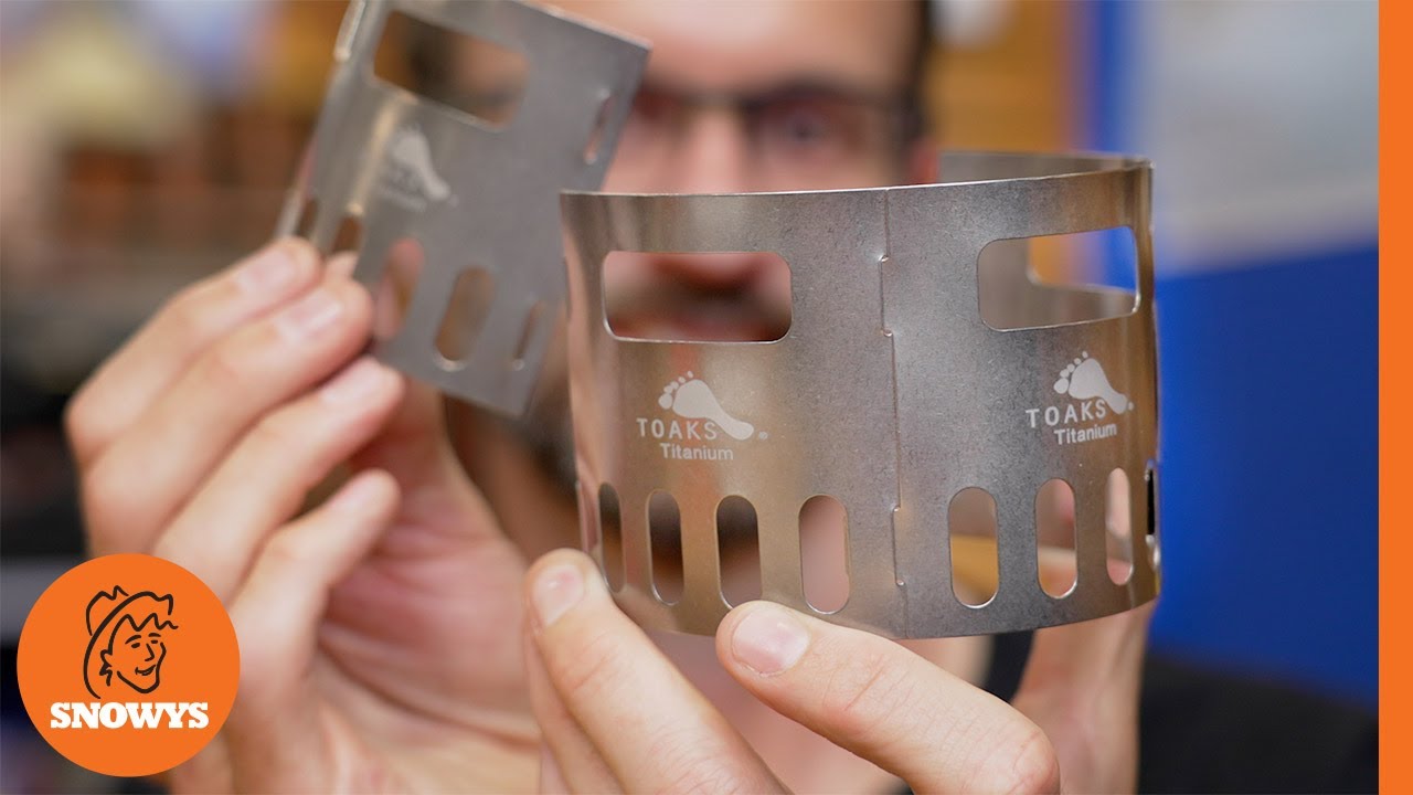 TOAKS Titanium Alcohol Stove Pot Stand - YouTube