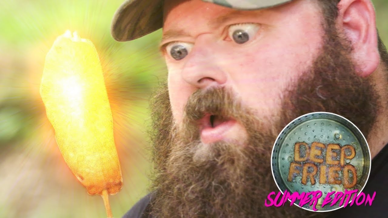 Alabama Boss Fries Up a Corn Dog | Deep Fried - YouTube