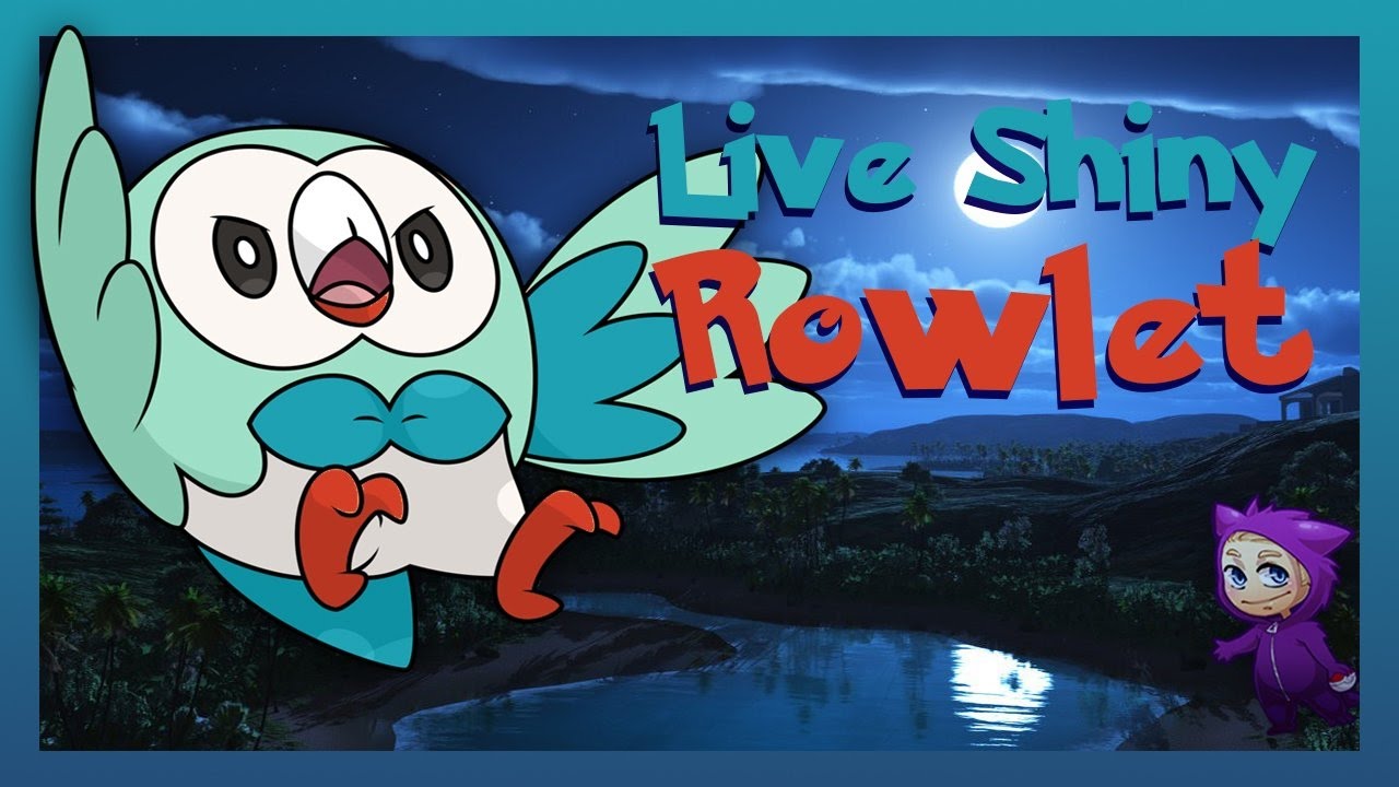 LIVE Shiny Rowlet! Pokemon Sun and Moon - YouTube