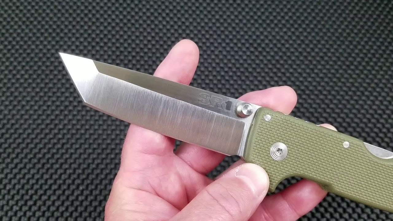 Cold Steel SR1 Tanto. In depth review. - YouTube
