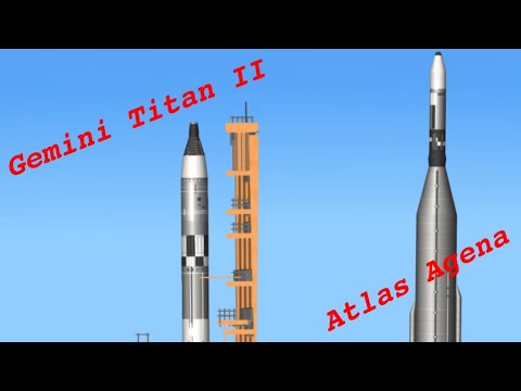 SFS #4 Gemini Titan II and Atlas Agena Rendezvous - YouTube