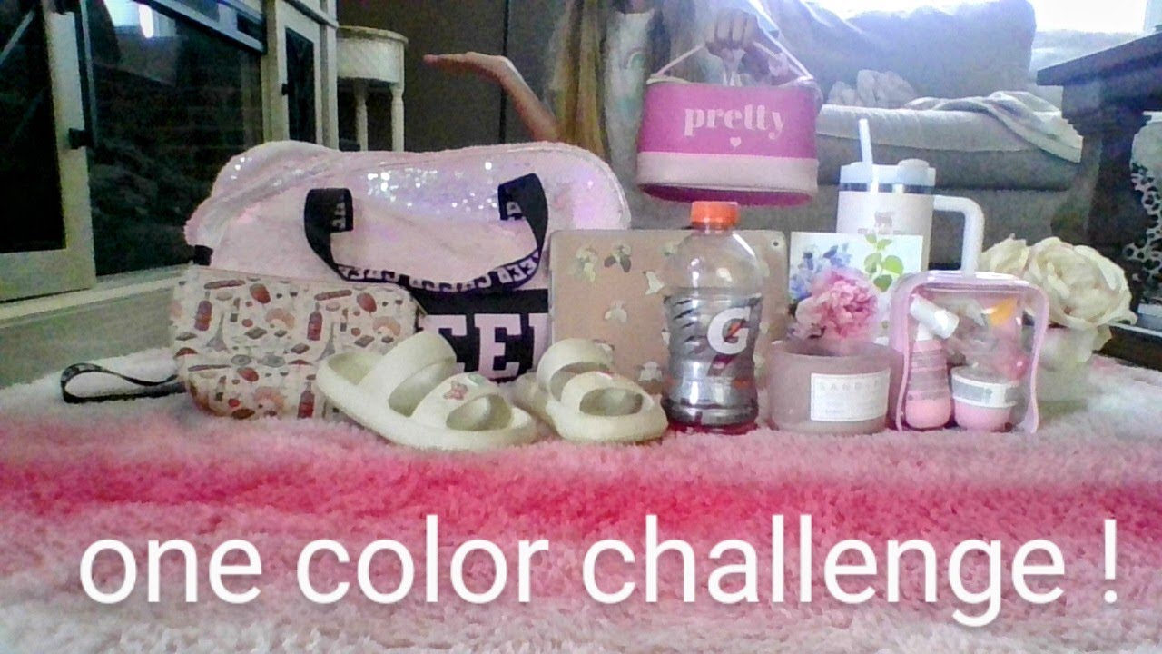 One color challenge with cw boy ! - YouTube