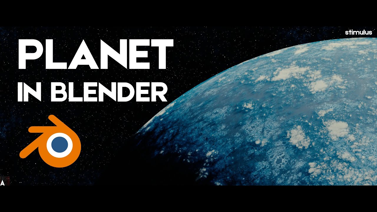 Space planet in blender (cycles) - YouTube