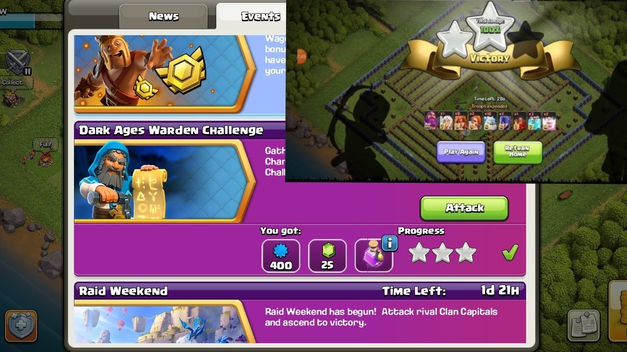 complete 3⃣ ⭐ in coc new event😊😊 - YouTube