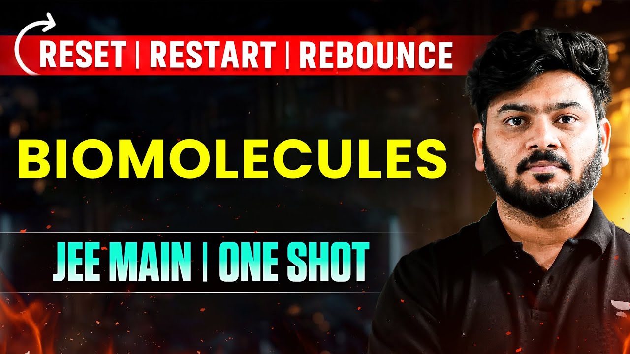 Biomolecules One Shot | Unacademy JEE English | JEE Main & Advanced 2025 | RRR - YouTube