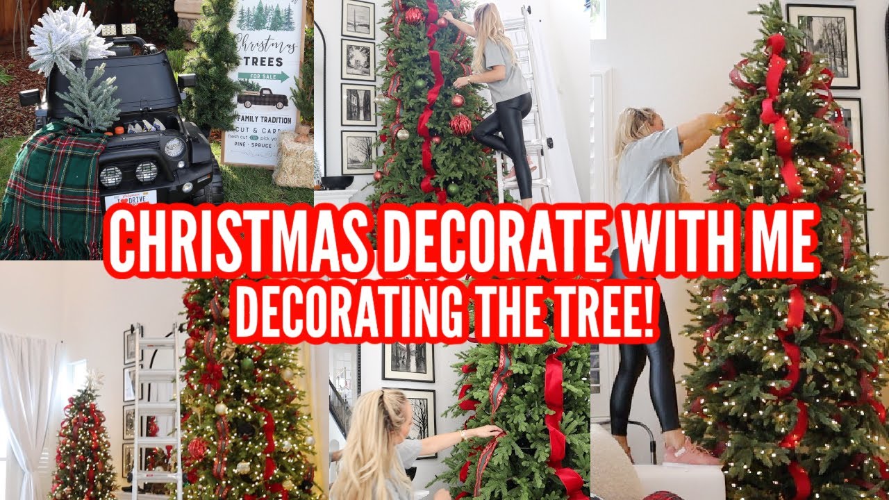 CHRISTMAS DECORATE WITH ME // DAY 3 // DECORATING THE TREES // UPDATES ...