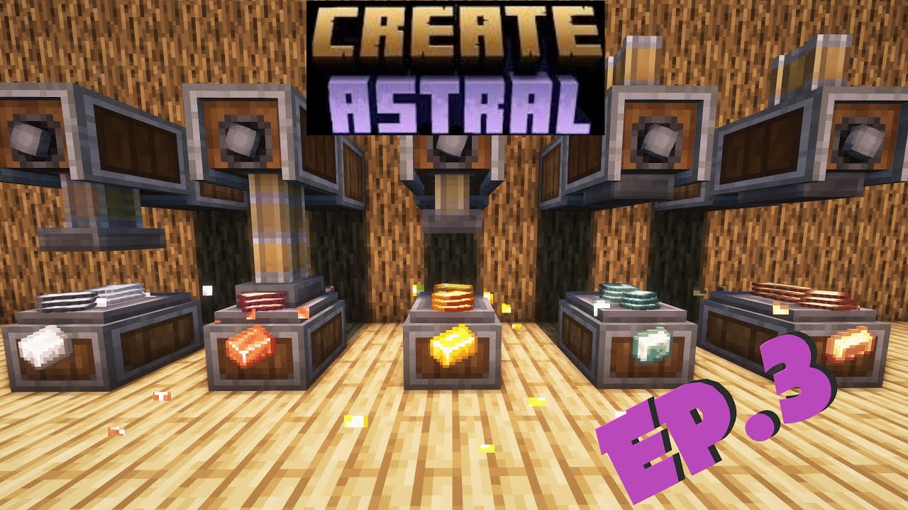 Create Astral Modded Minecraft Episode 3: Kelp is on the way - YouTube