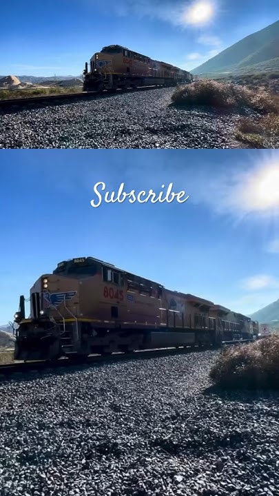 The Amazing Mormon Rocks! Cajon Pass, CA. 4KHDR! Union Pacific Manifest Train NB Palmdale Cutoff ...