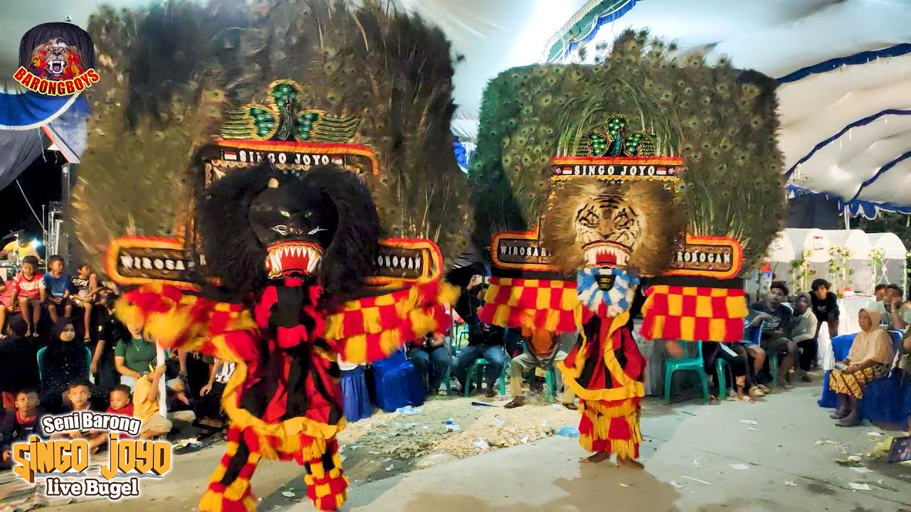 Aksi Super Keren Reog Ponorogo | Barongan Singo Joyo Terbaru live Bugel ...