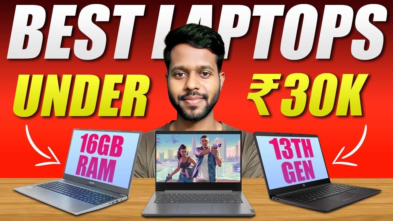 Best Laptops Under 30000 in 2025 🔥Best Laptop Under 30000 for Gaming / Office / Coding / Student ...