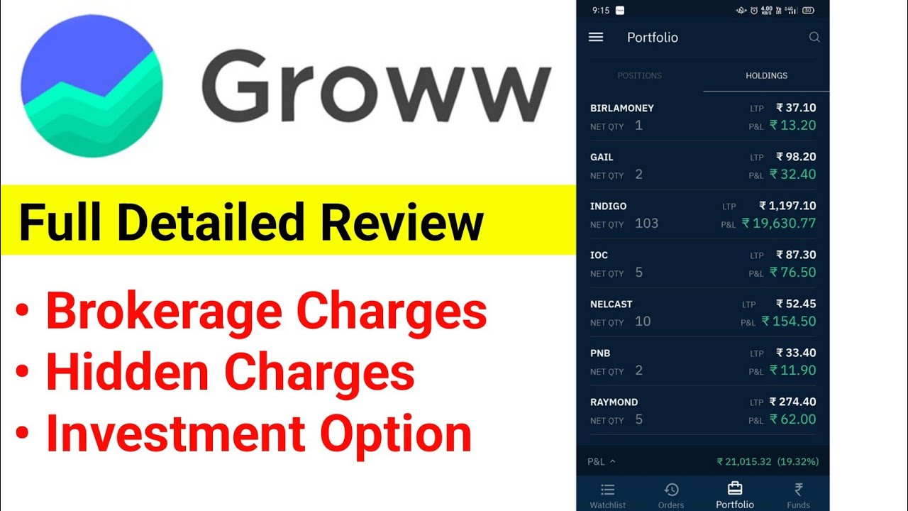 groww app review | groww app hidden charges | groww app brokerage ...