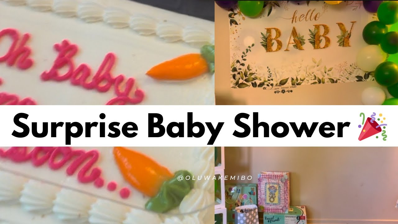 Epic Surprise Baby Shower in Canada | Heartwarming Reactions & Decor ...