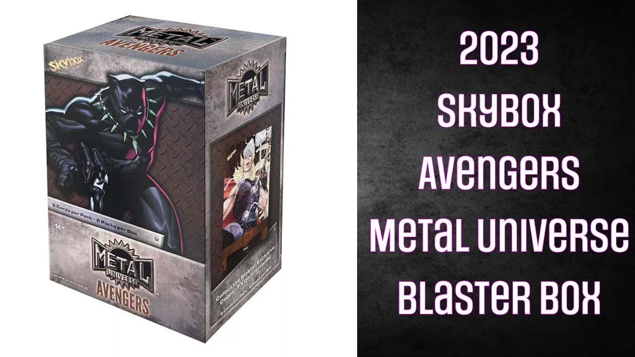 2023 Upper Deck Skybox Metal Universe Avengers Blaster Boxes x3 Opening ...