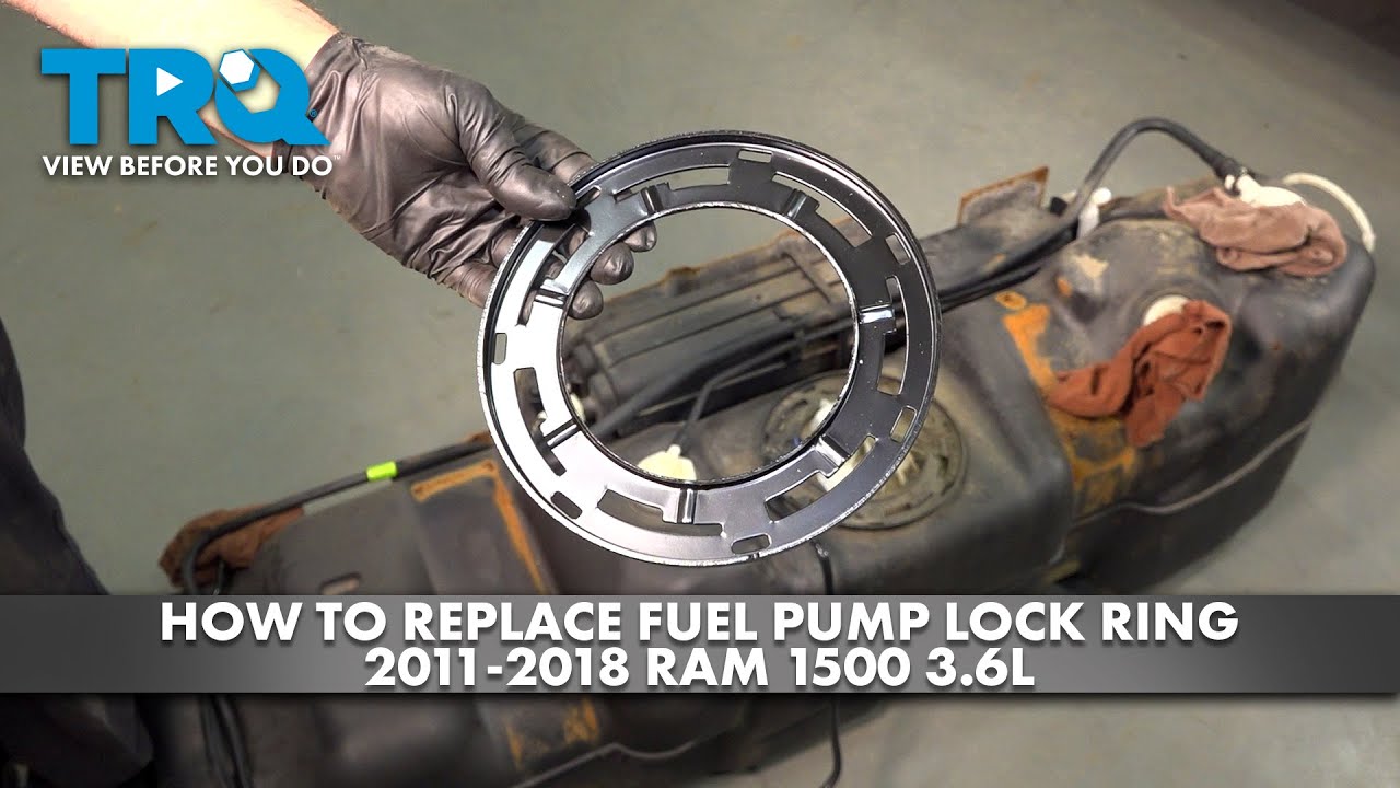 How to Replace Fuel Pump Lock Ring 2011-2018 Ram 1500 3.6L - YouTube