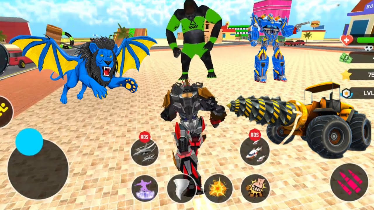 Mech Robot Transformers Game | Gameplay moments _2 Android/ IOS 2023 ...