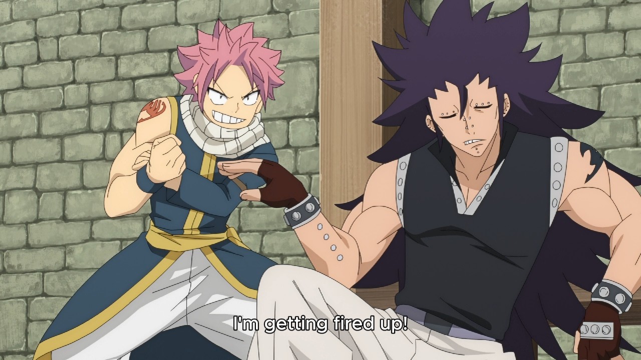 Gajeel is mature, patient from Natsu ~ Fairy Tail 100 Years Quest ...