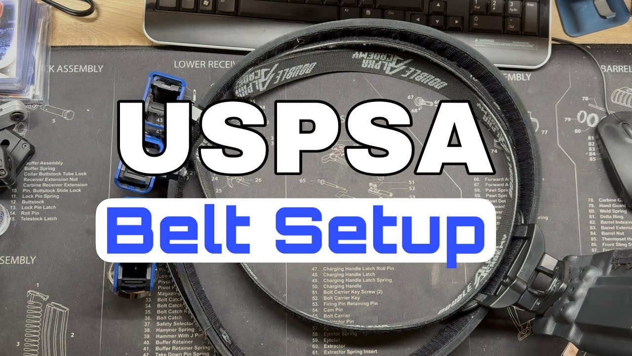 USPSA Competition Belt Setup - YouTube