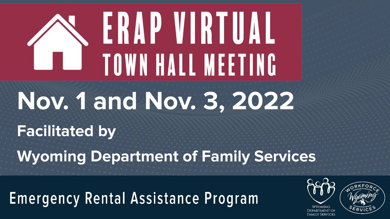November 2022 ERAP Town Hall Discussing Upcoming Program Changes - YouTube