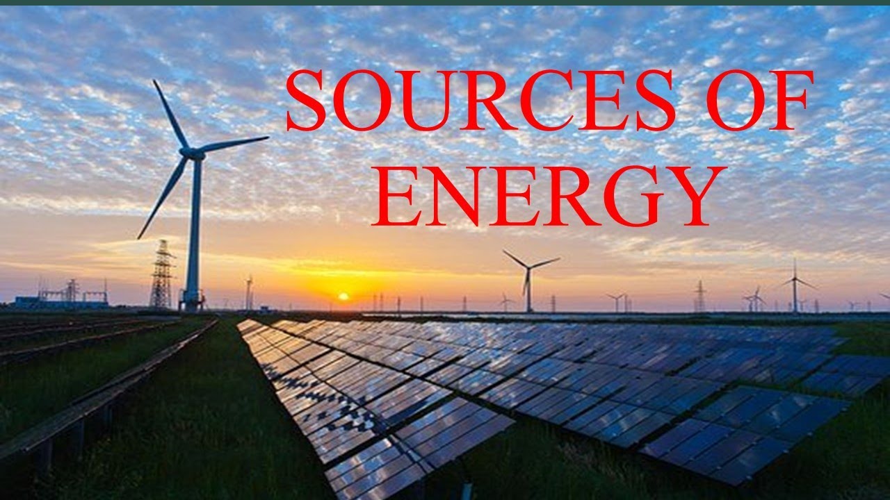 Sources of energy for kids - YouTube