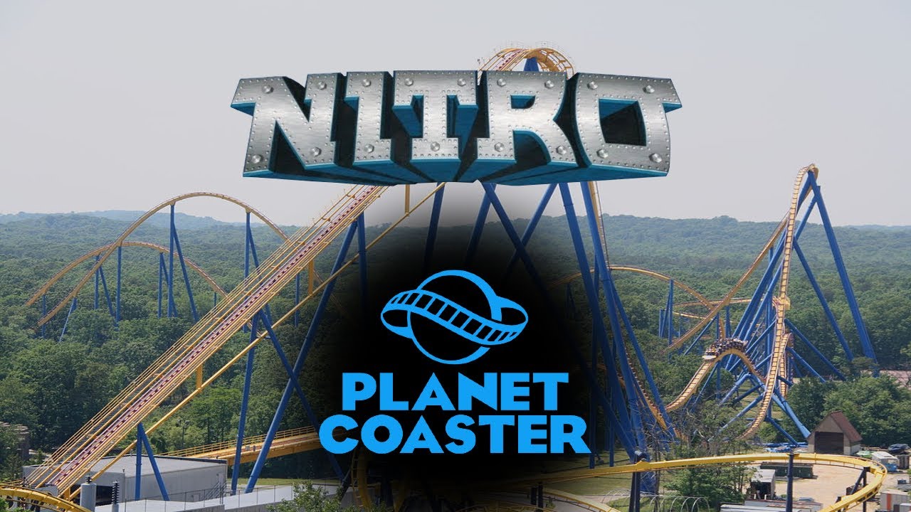 Nitro - Six Flags Great Adventure | Recreation [Planet Coaster] - YouTube