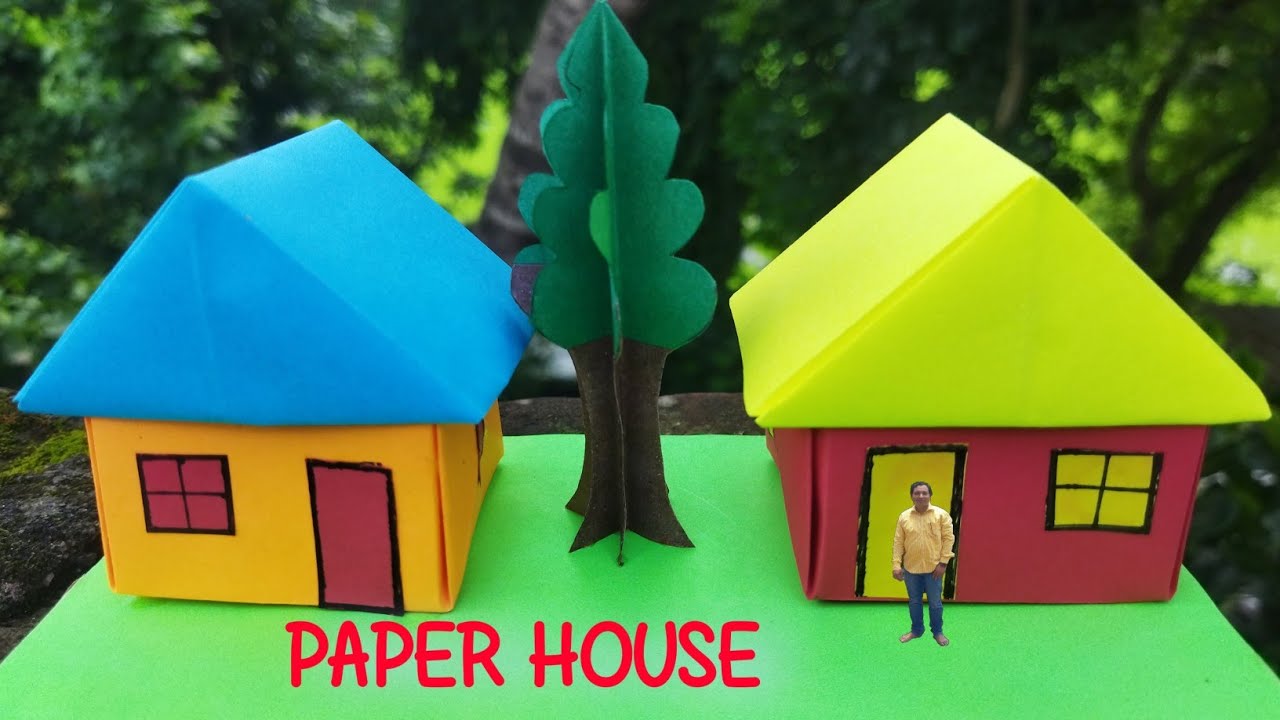 How To Make A Paper Tree House 4 Ways To Make A Paper Tree For Kids