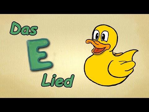 Buchstaben lernen deutsch - das E-LIED - singend das Alphabet lernen - Letter Sounds A-Z