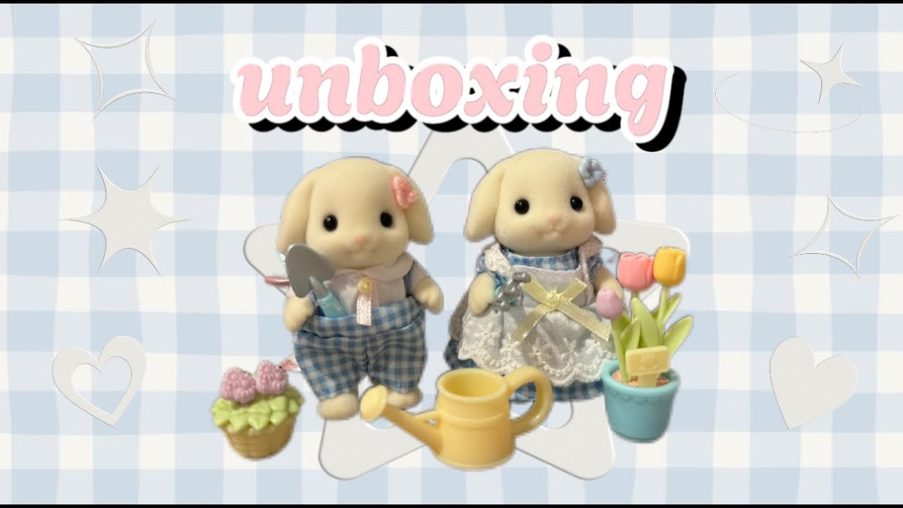 Unboxing Sylvanian Families / Calico Critters! Brother and Sister ...