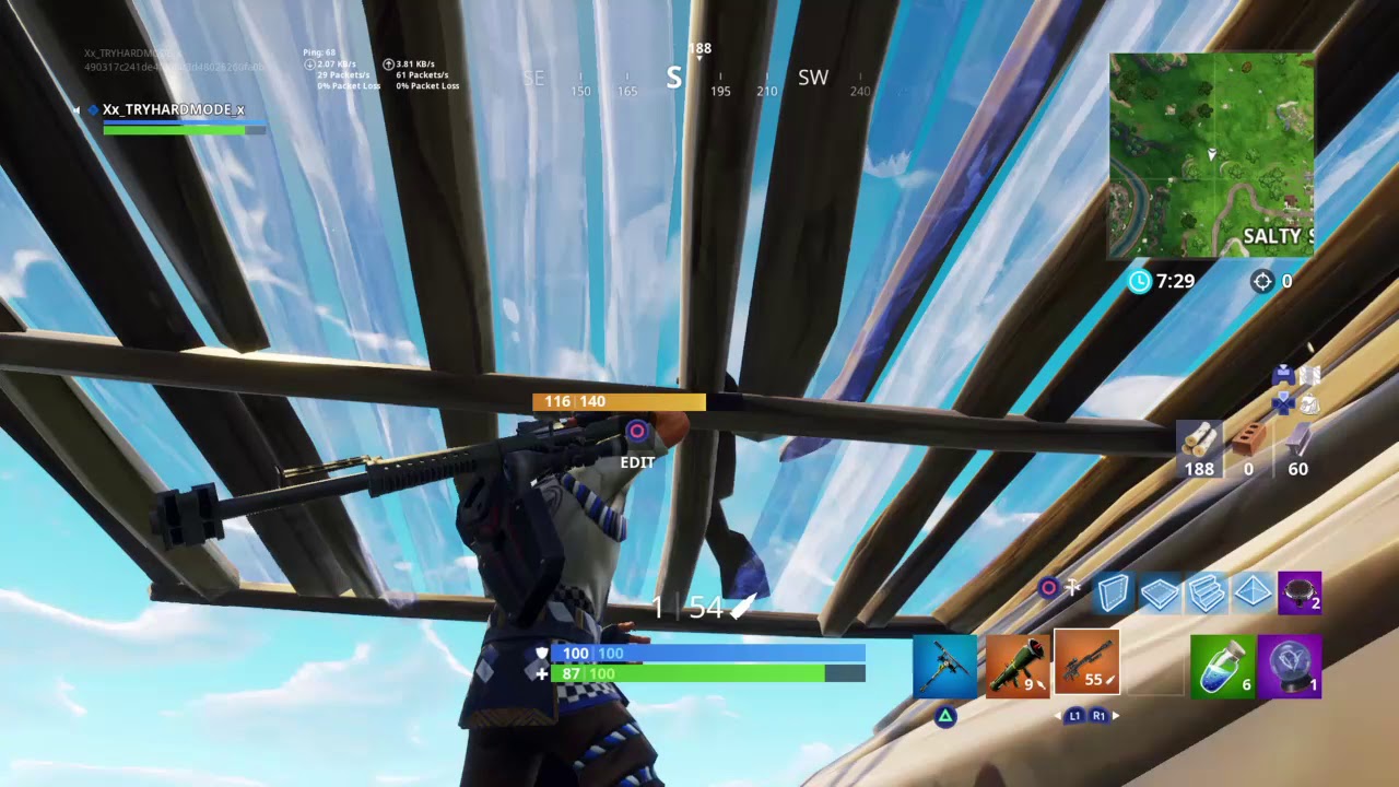 Fortnite-How To Rocket Ride Yourself - YouTube