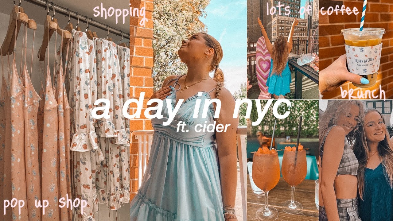 DAY IN MY LIFE IN NYC WITH MY FRIEND: Djerf Avenue Popup Shop, brunch ...