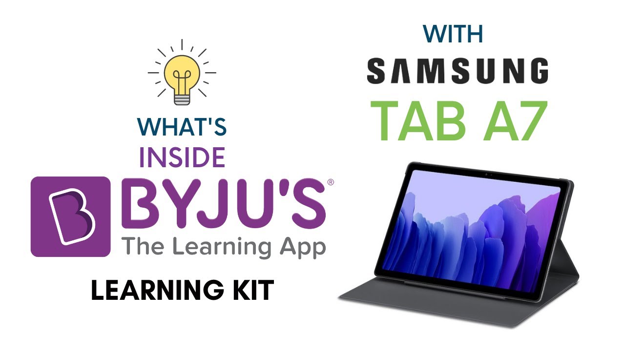 BYJU'S Learning Kit with Galaxy Tab A7 | BYJU'S K-10 Tablet Course ...