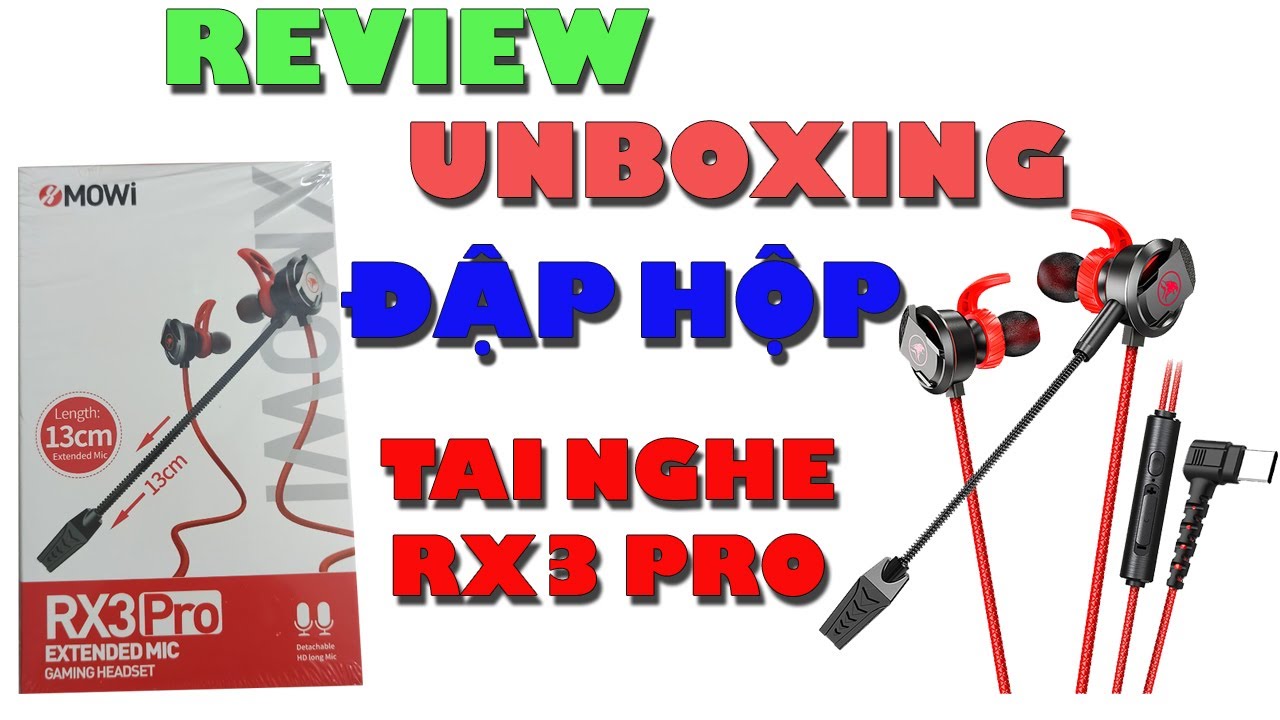 UNBOXING Plextone XMoWi RX3 PRO | Đập Hộp Tai Nghe Gaming Plextone ...