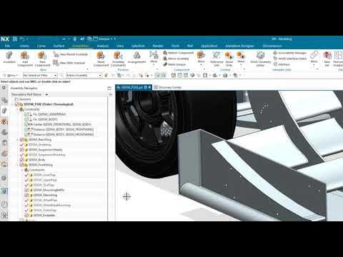 NX | Formula student webinar: Create interpart expressions to control at top level - YouTube