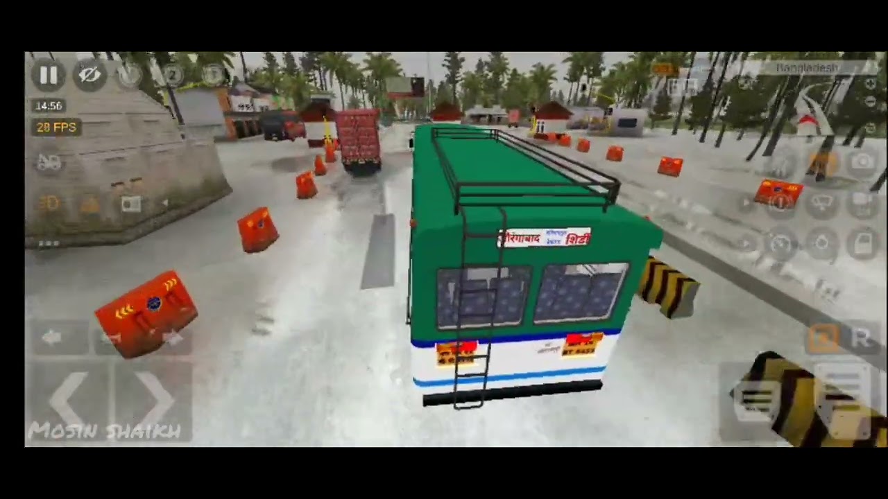 Msrtc tata hirakni bus simulator new mod skin bussi village for Traffic ...